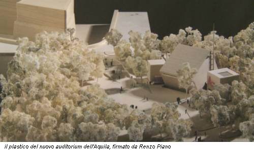 Aquila. Poche settimane alla fine del temporary-auditorium di Renzo ...