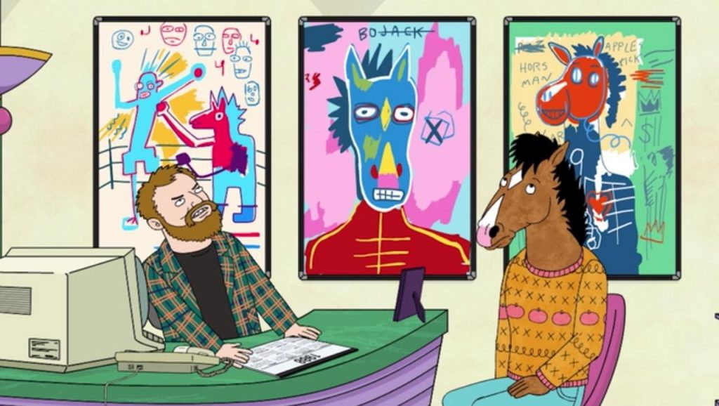 La collezione di opere d'arte di Bojack Horseman exibart.com