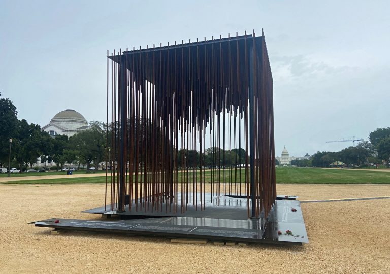 Society’s Cage: a Washington DC, un cubo d’acciaio per George Floyd