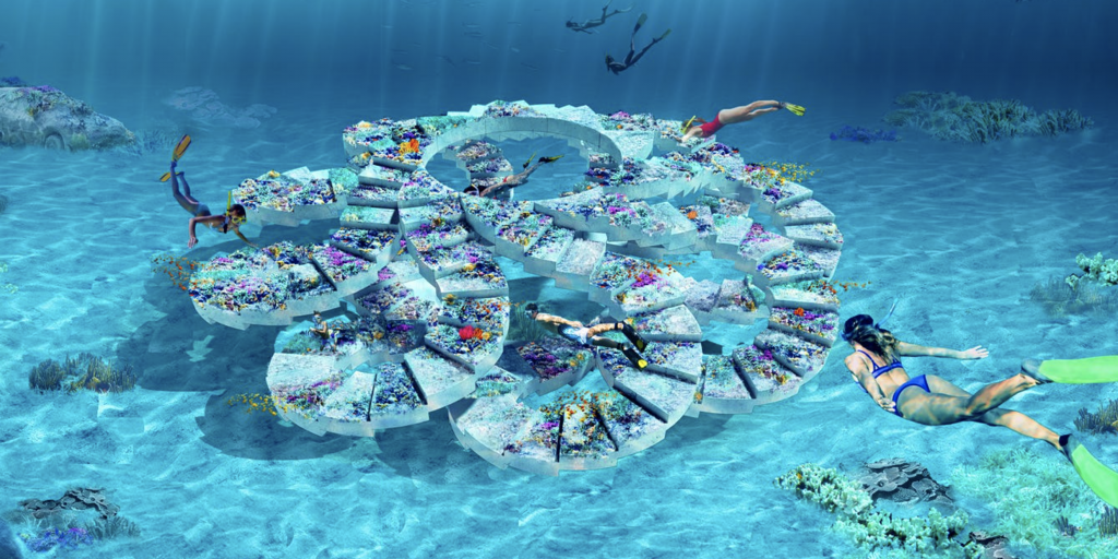 Arte e ambiente: Reefline è il parco sommerso che aprirà a Miami nel 2021