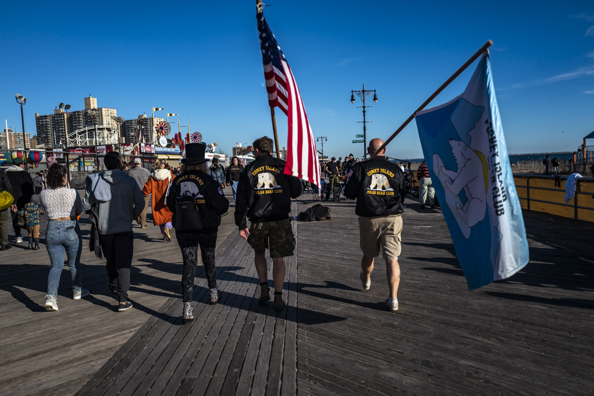 Report fotografico del Polar Bear Plunge 2023 a Coney Island