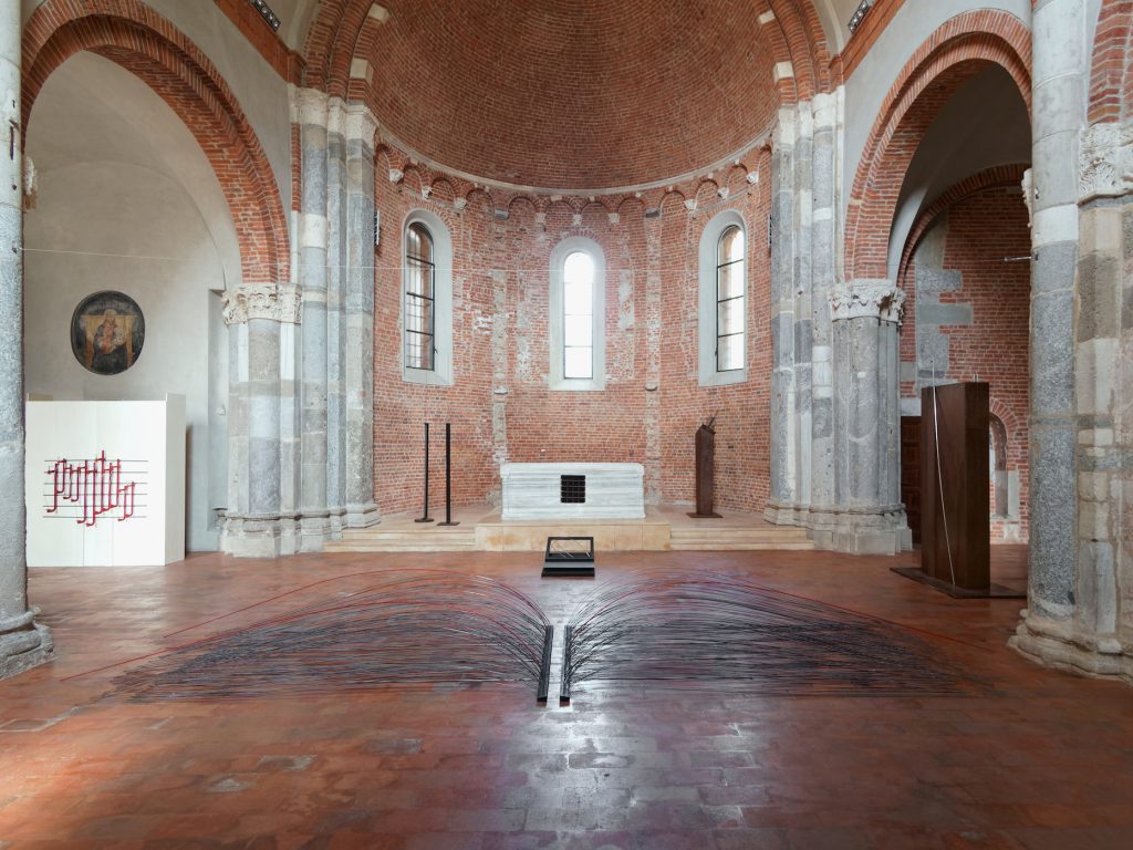 Mario Velocci Scultore nella Basilica di San Celso
