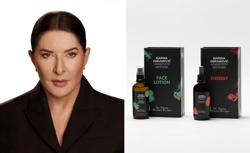 La linea di prodotti di bellezza e cura della pelle firmata Marina Abramovic