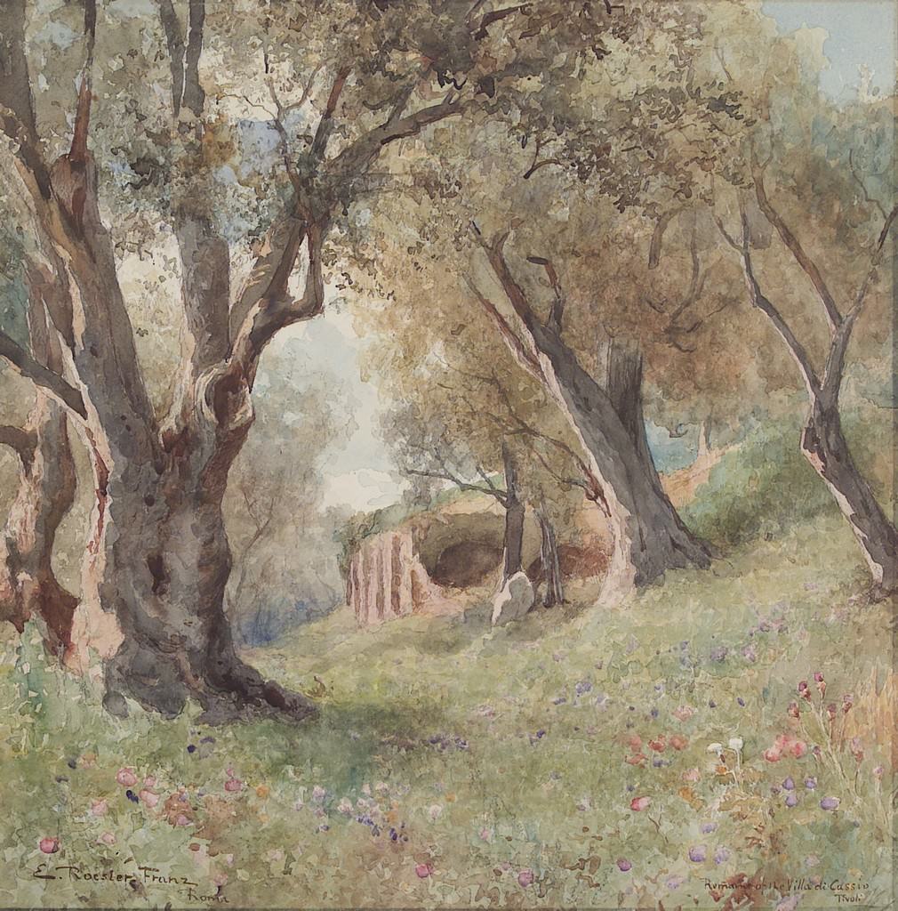 Ettore Roesler Franz - Un vedutista di fine ‘800 a Tivoli e nel Lazio ...
