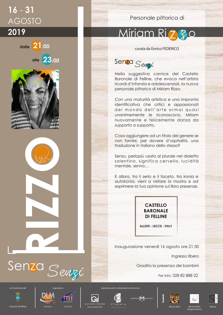 Miriam Rizzo - Senza Senzi - exibart.com