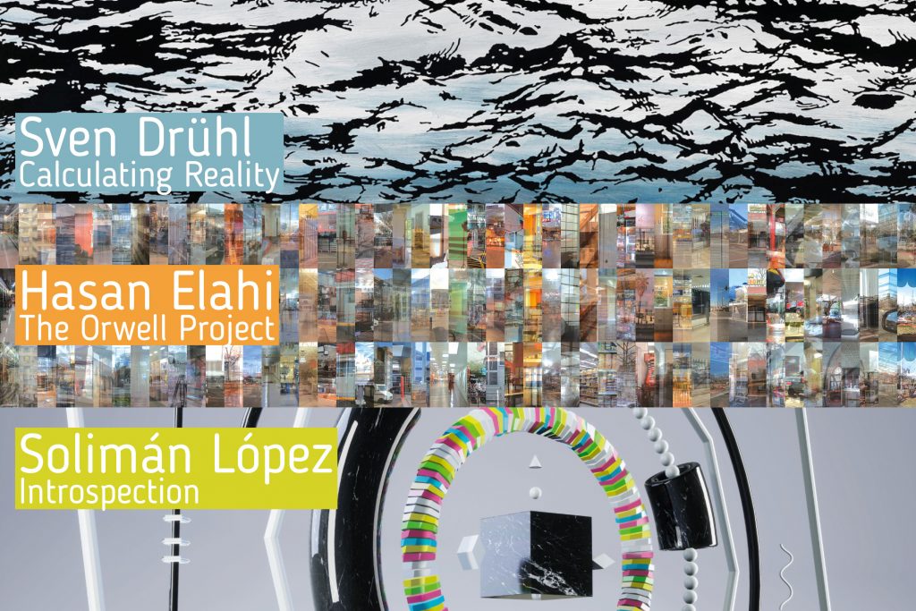 Sven Drühl / Solimán López / Hasan Elahi - exibart.com